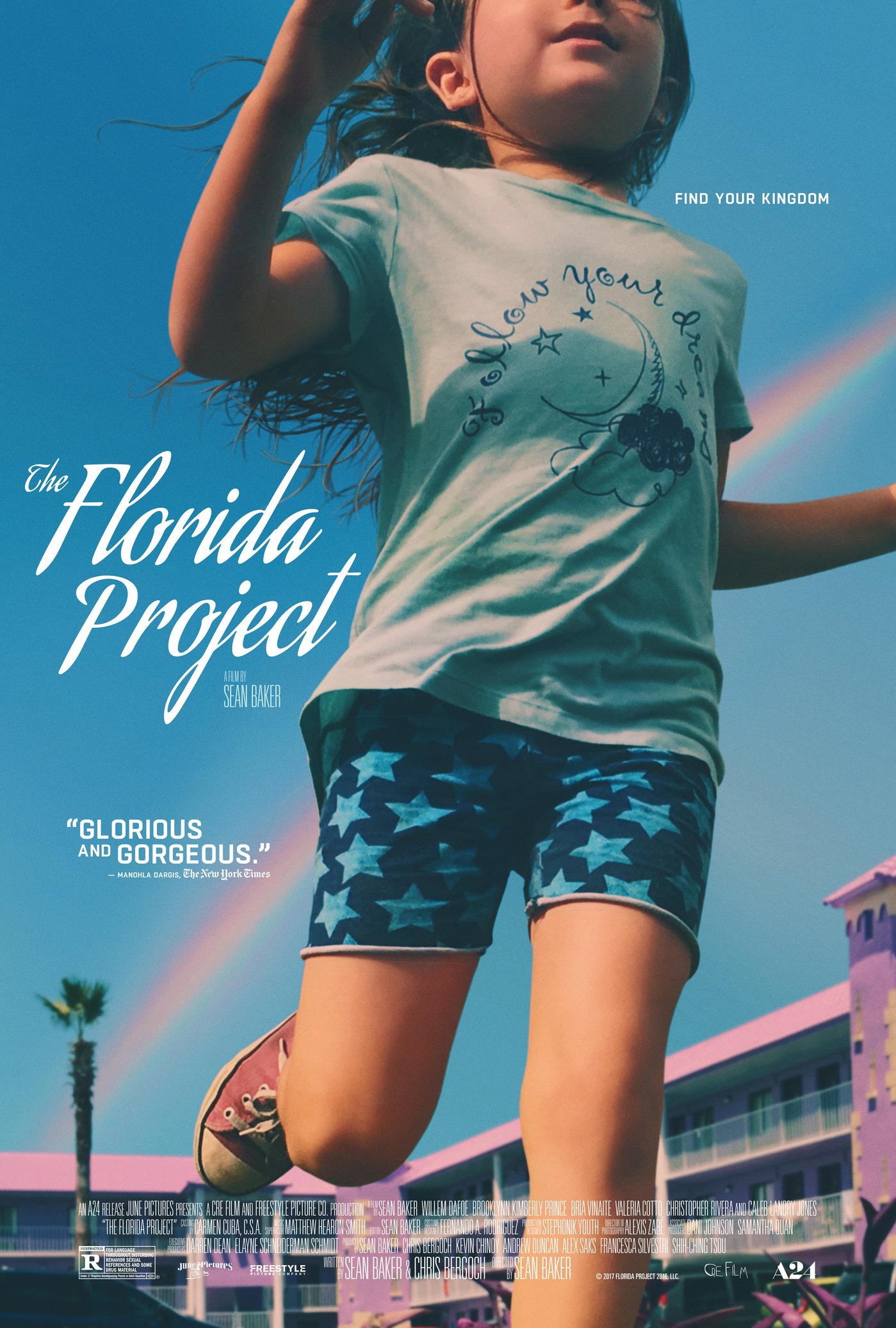 The Florida Project movie poster - Fonts In Use