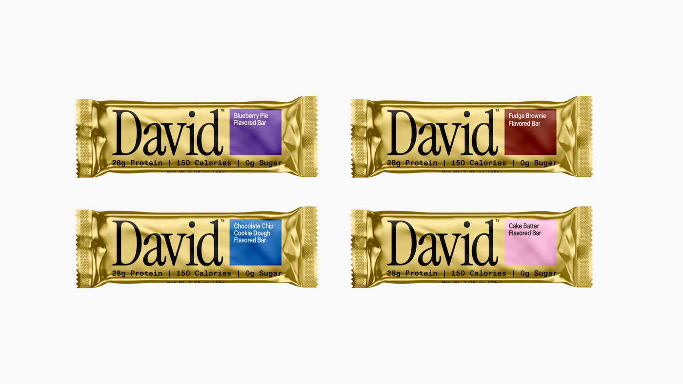 David protein bars - Fonts In Use