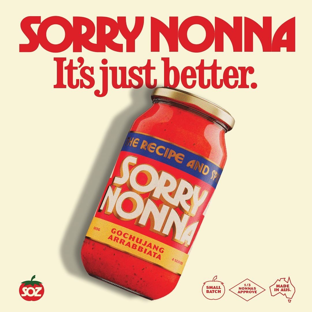 Sorry Nonna - Fonts In Use