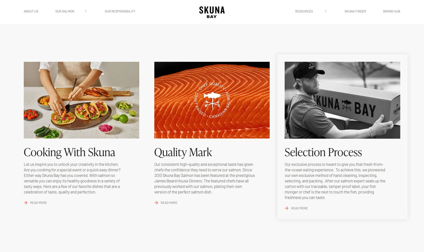 Skuna Bay - Fonts In Use