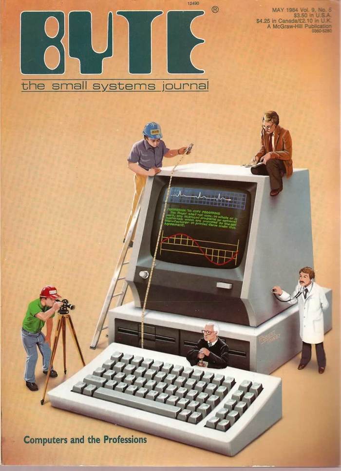 Byte Magazine covers, 1976–84 - Fonts In Use