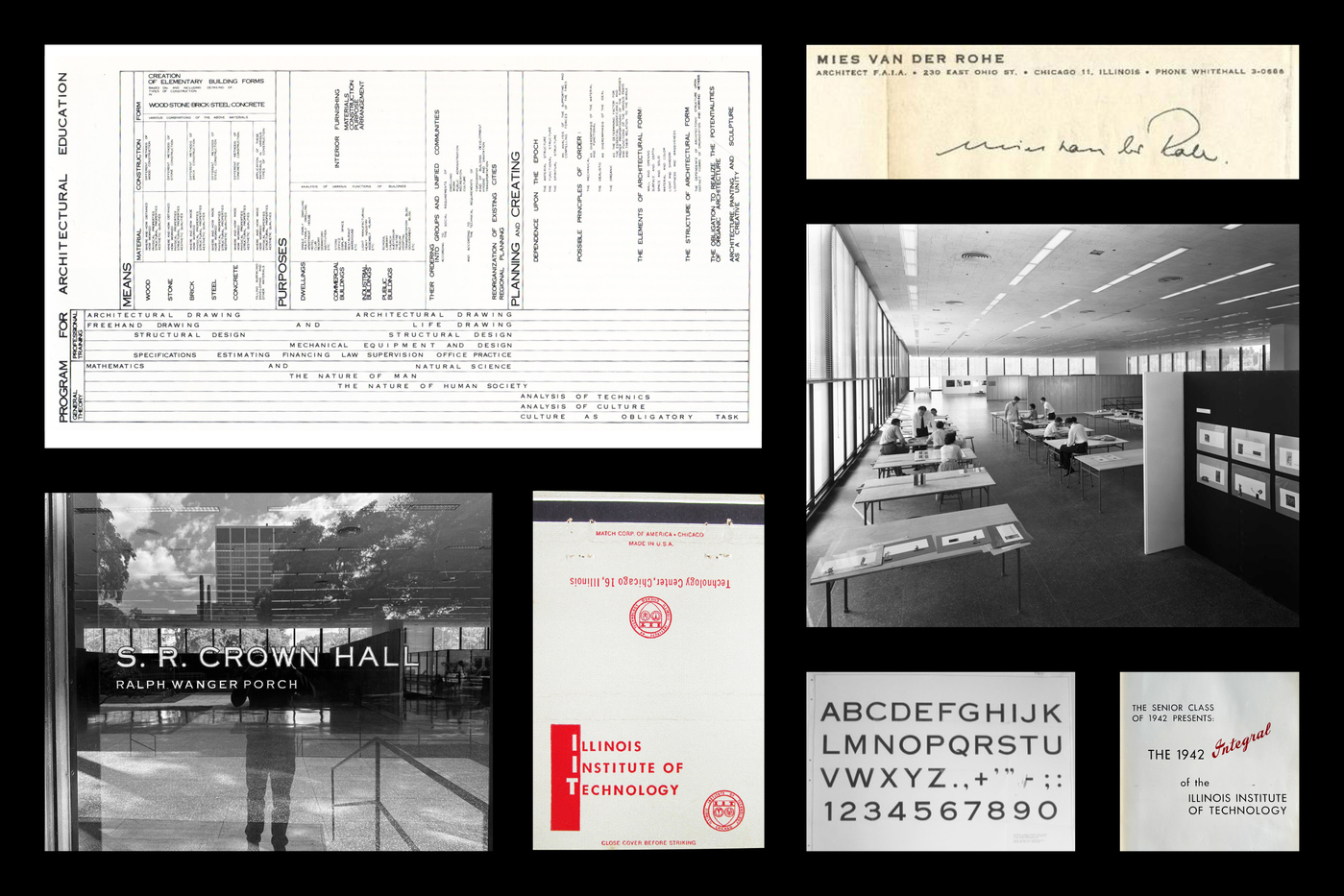 IIT College of Architecture visual identity - Fonts In Use