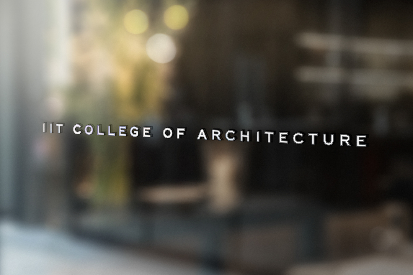 IIT College of Architecture visual identity - Fonts In Use