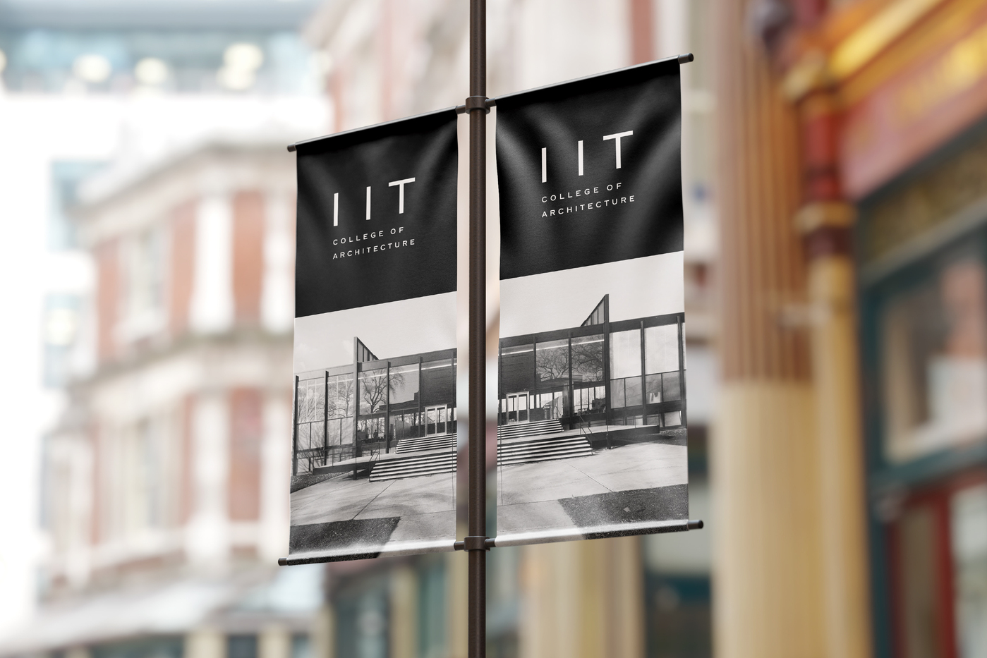 IIT College of Architecture visual identity - Fonts In Use