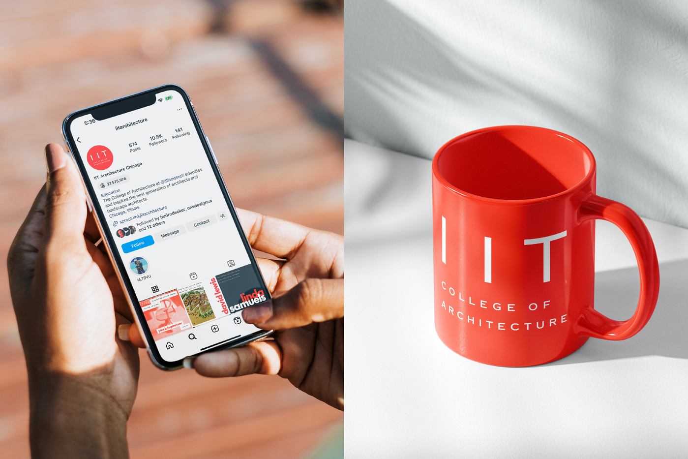 IIT College of Architecture visual identity - Fonts In Use