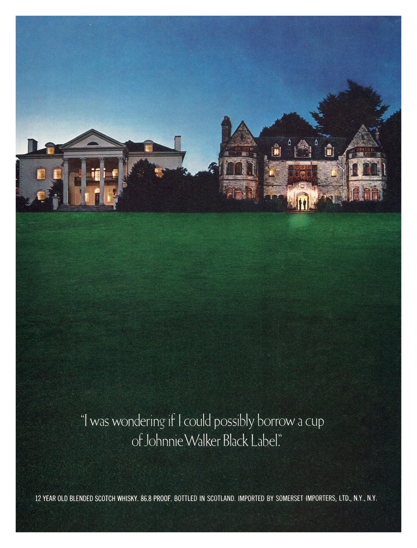 Johnnie Walker Black Label ad - Fonts In Use