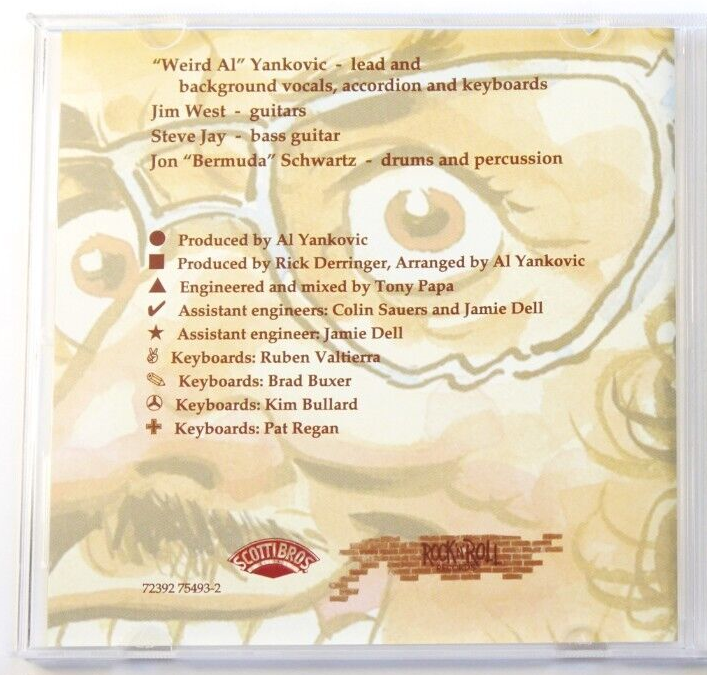 “Weird Al” Yankovic – The TV Album album art - Fonts In Use