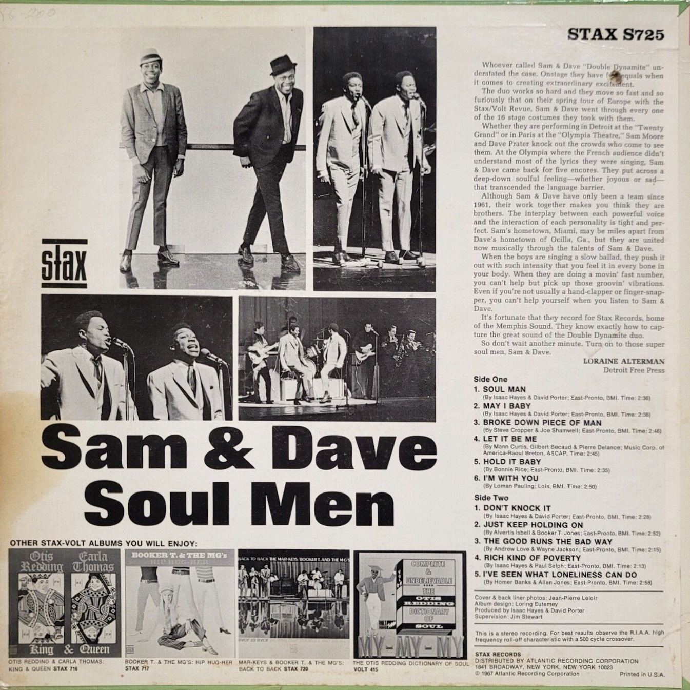 Sam & Dave – Soul Men album art - Fonts In Use