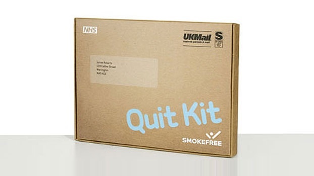 NHS Smokefree Quit Kit - Fonts In Use