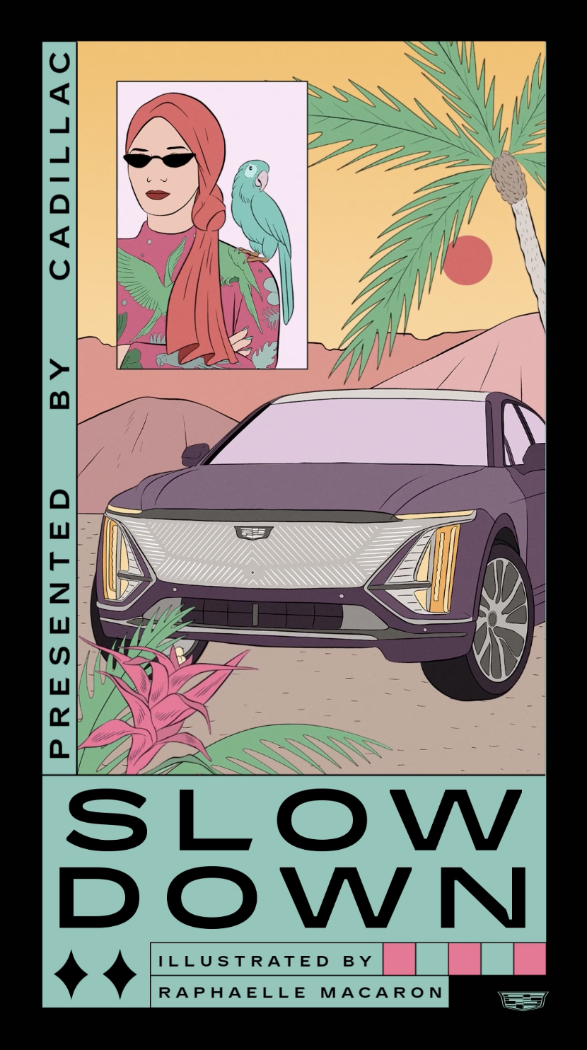 Slow Down campaign by Cadillac - Fonts In Use