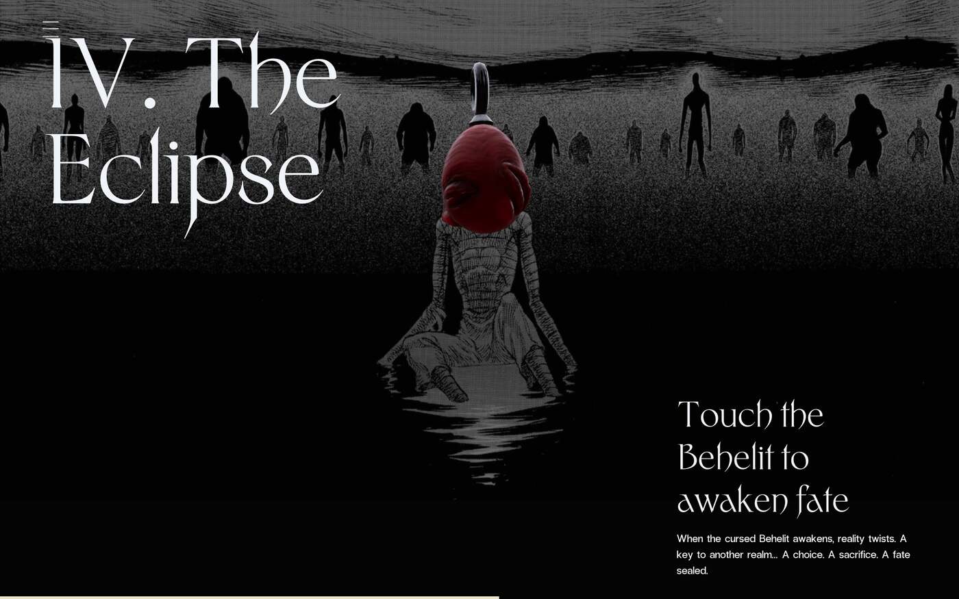 Berserk – Into the Heart of Darkness website - Fonts In Use