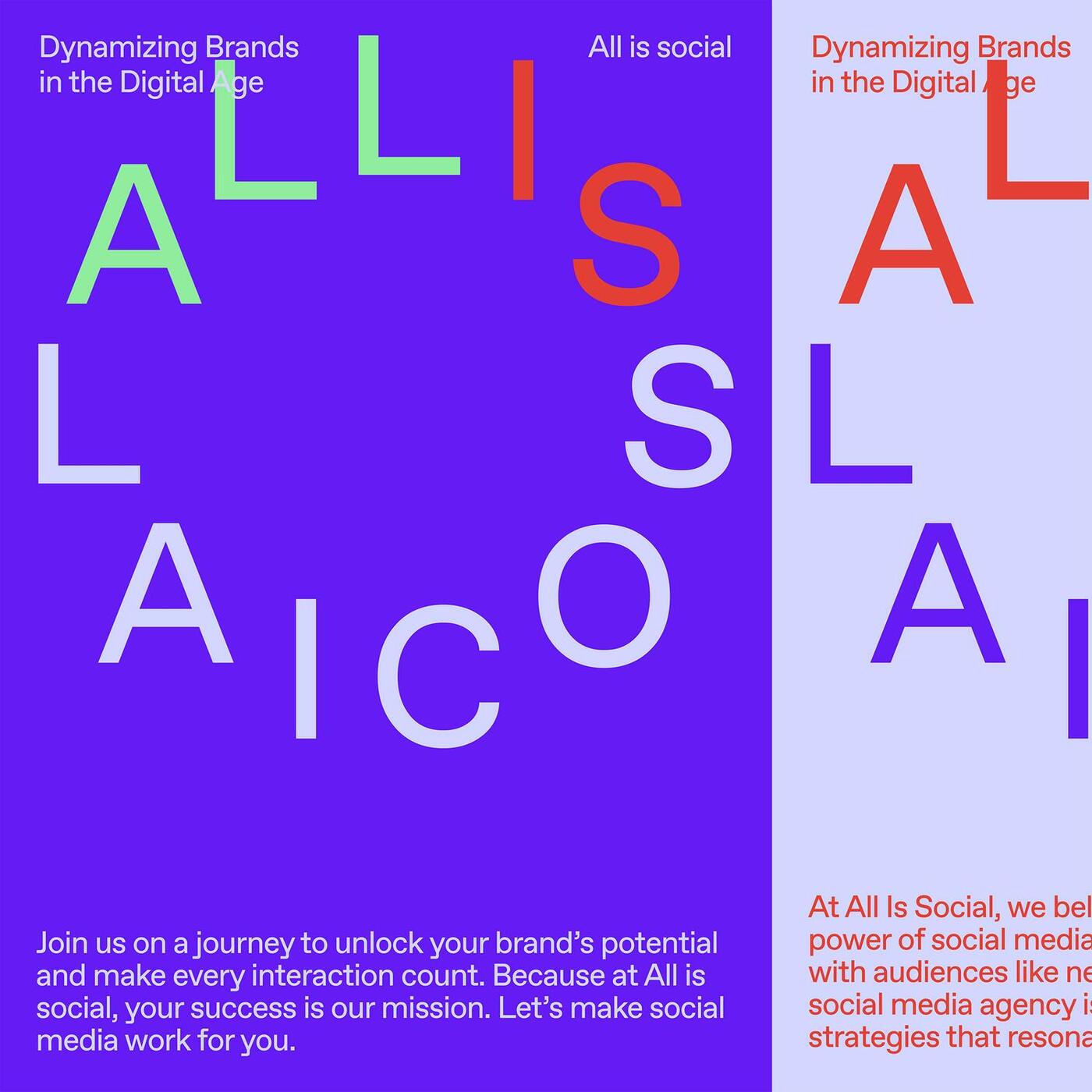 All is Social - Fonts In Use