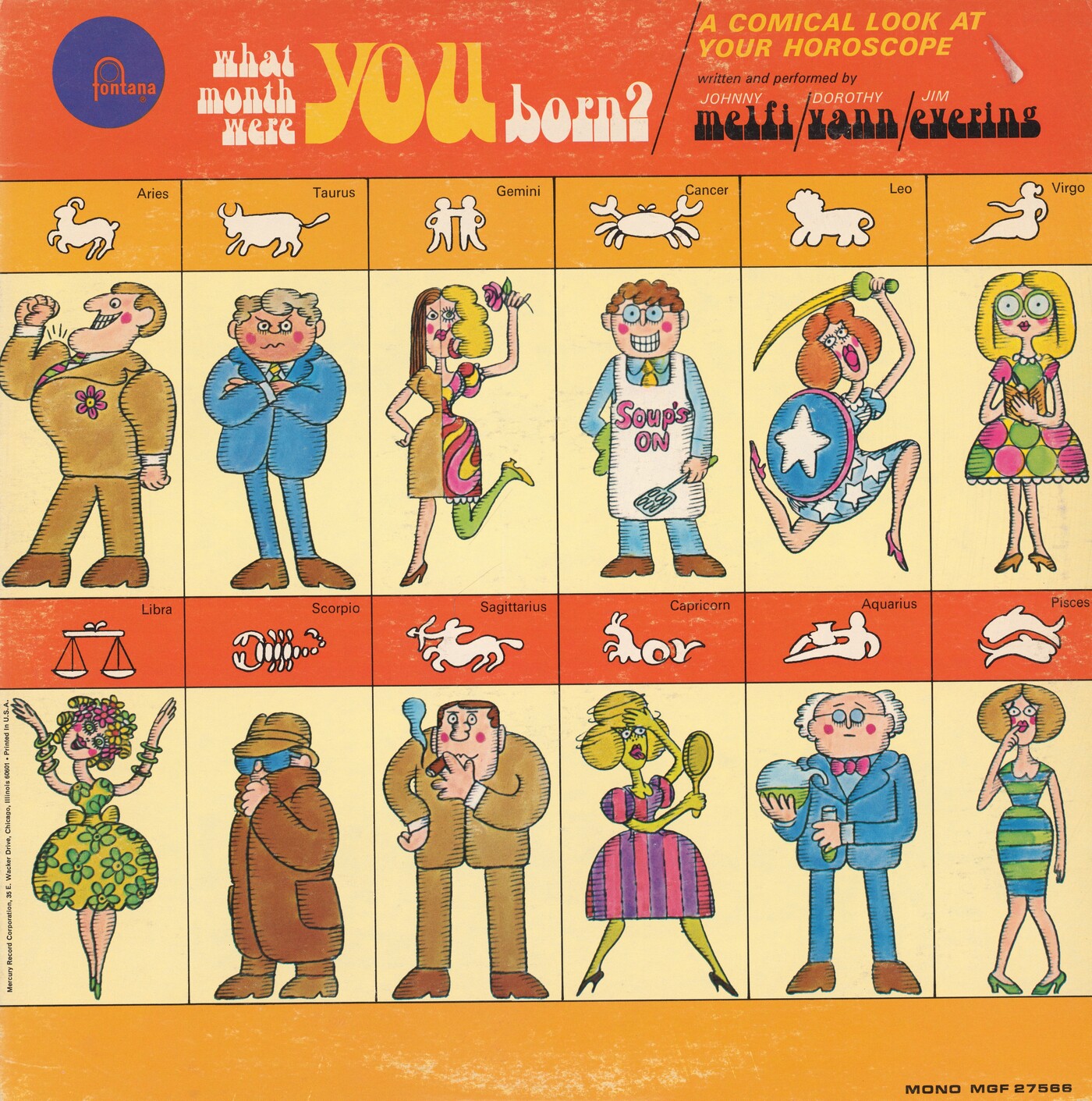 Johnny Melfi / Dorothy Vann / Jim Evering – What Month Were You Born ...