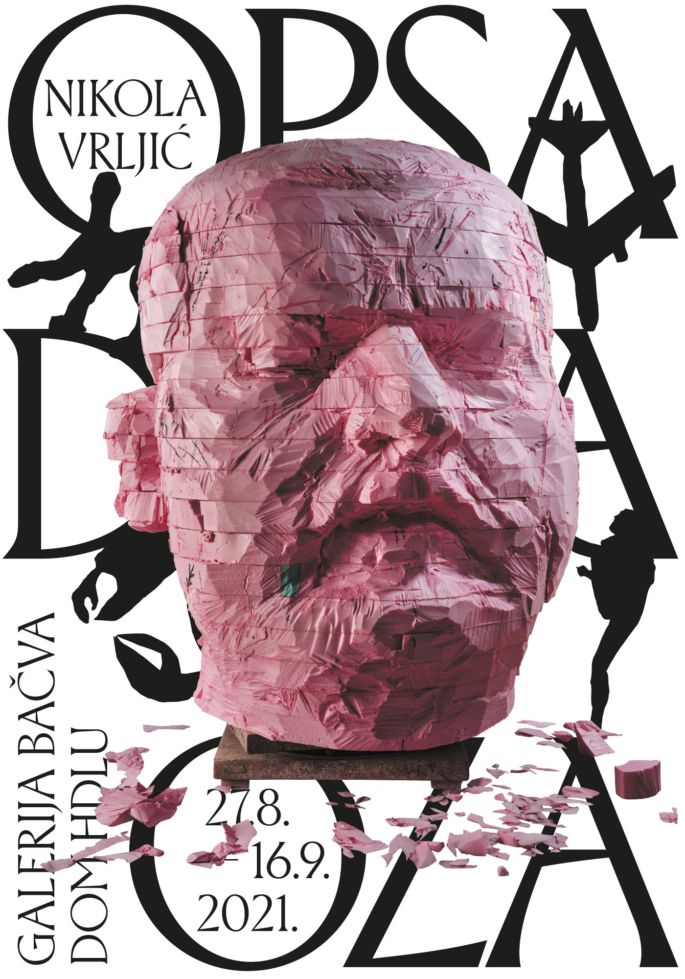 Nikola Vrljić – Opsada Oza / The Siege of Oz, Galerija Bačva - Fonts In Use