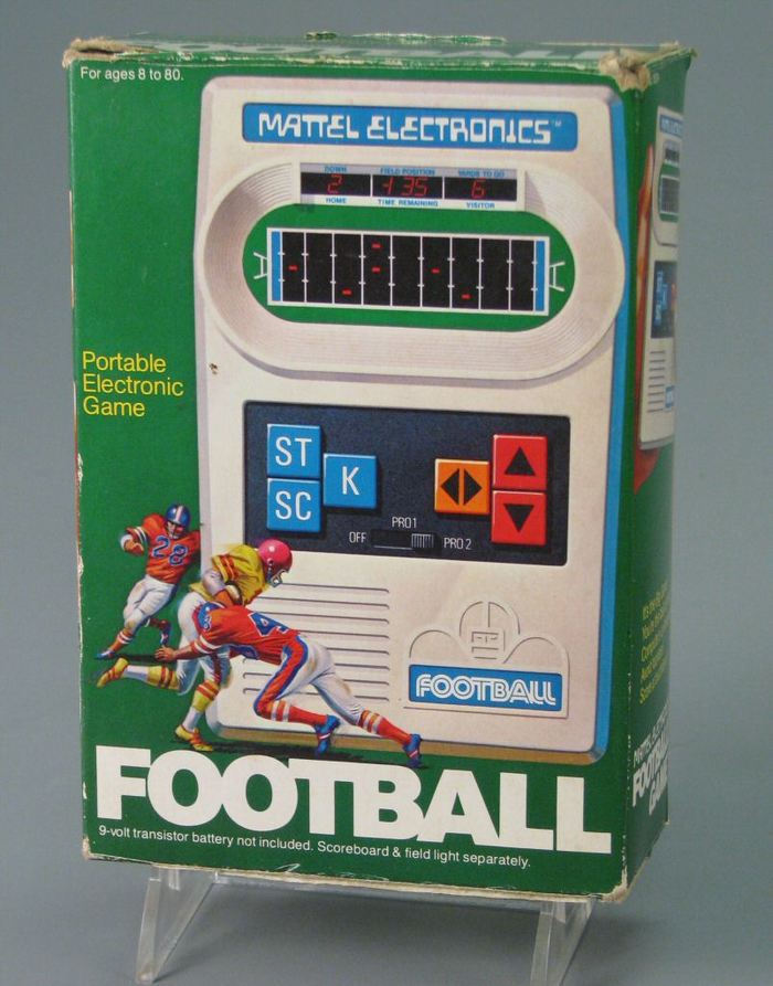 Mattel Electronics Portable Electronic Games - Fonts In Use