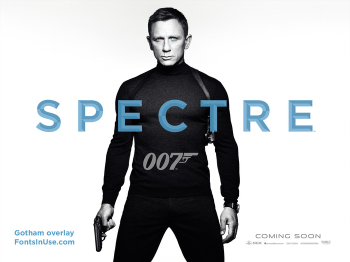 Spectre logo and teaser poster - Fonts In Use