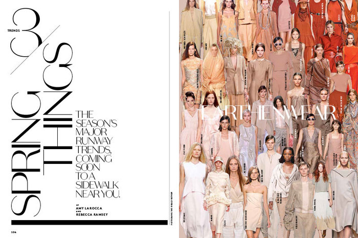 New York magazine: Spring Fashion issue - Fonts In Use