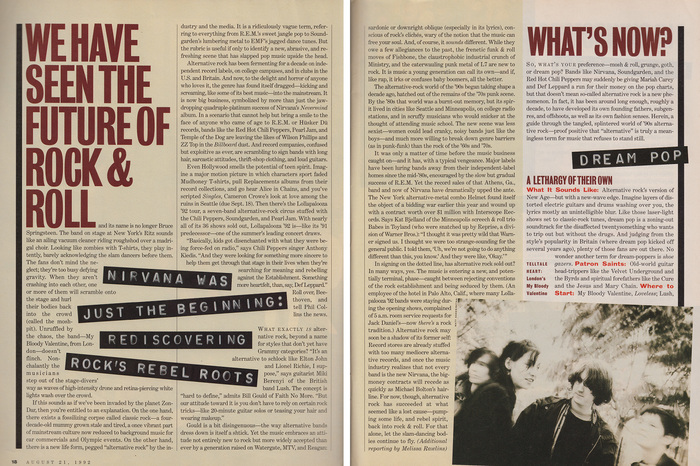 Entertainment Weekly, Aug. 21, 1992 - Fonts In Use