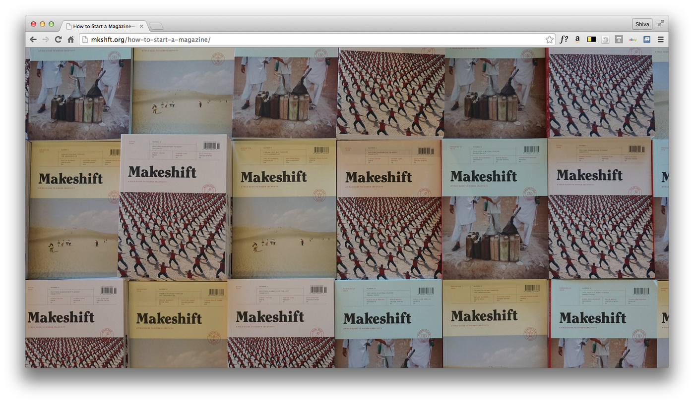 Makeshift - Fonts In Use