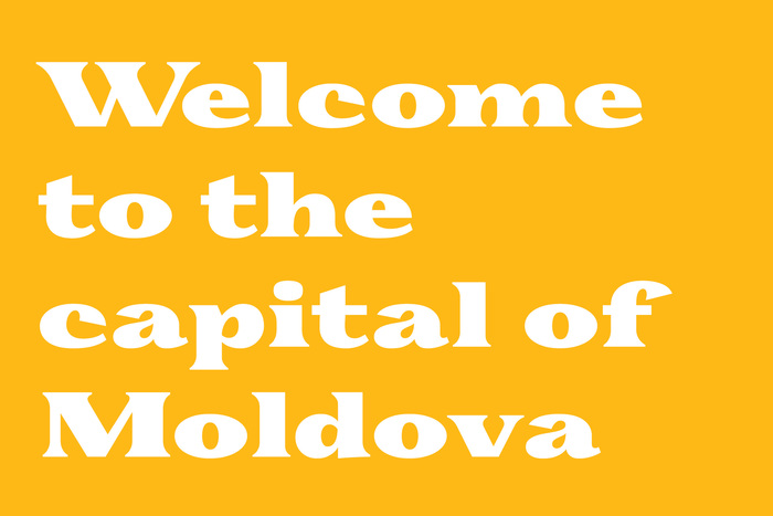 Tourism of Moldova visual brand identity - Fonts In Use