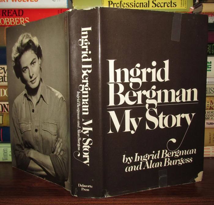 Ingrid Bergman My Story, Delacorte Press first edition - Fonts In Use