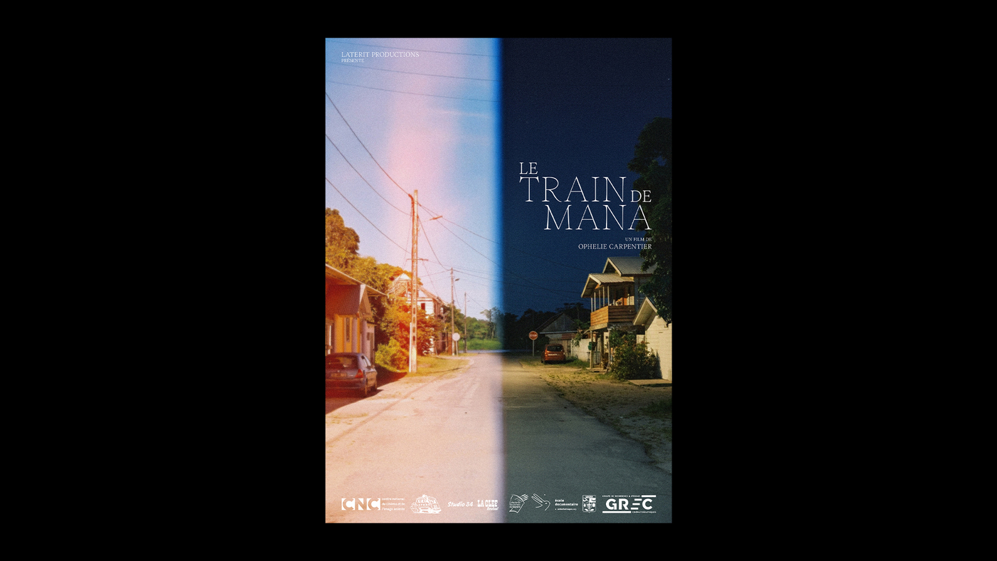 Le Train de Mana movie poster and title card - Fonts In Use
