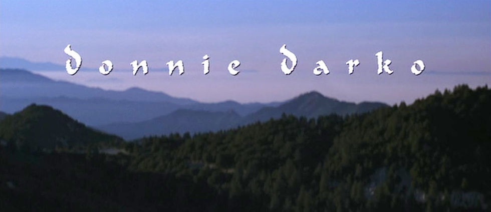 Donnie Darko title card - Fonts In Use
