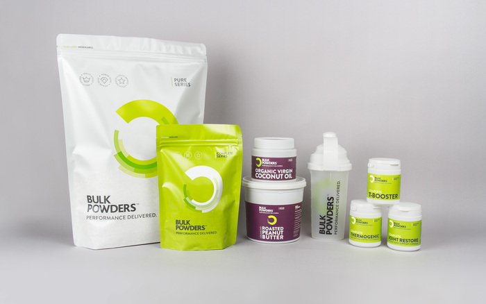 Bulk Powders - Fonts In Use