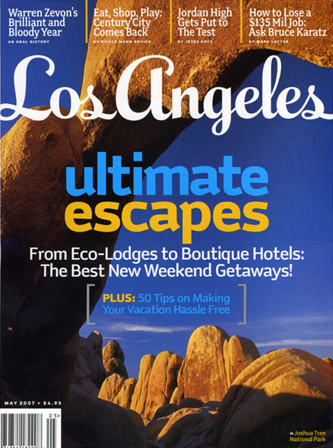 Los Angeles magazine 2007–2008 - Fonts In Use