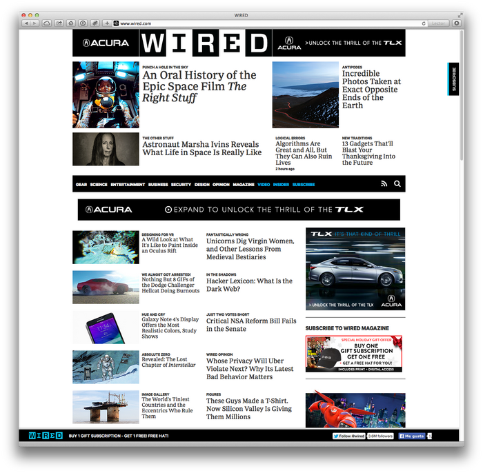 Wired (2011) - Fonts In Use