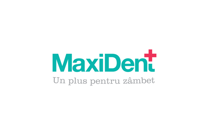 MaxiDent+ logo - Fonts In Use