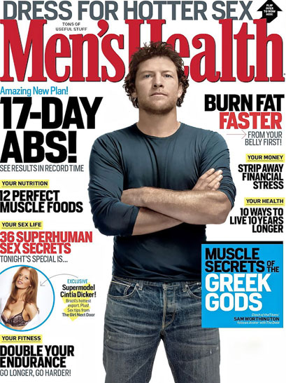 Men’s Health Covers - Fonts In Use