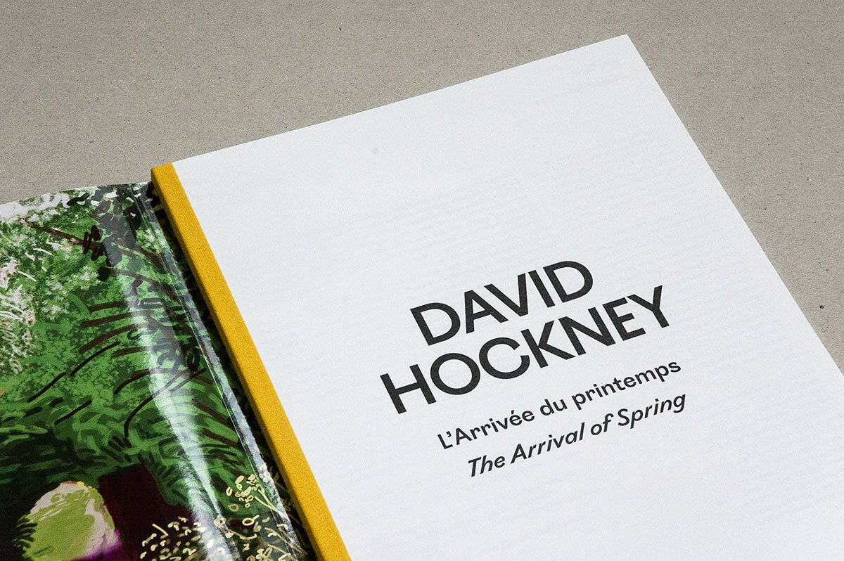 L’Arrivée du printemps / The Arrival of Spring by David Hockney - Fonts ...
