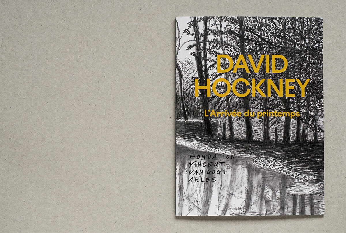 L’Arrivée du printemps / The Arrival of Spring by David Hockney - Fonts ...