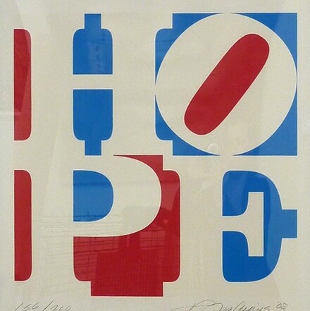 Robert Indiana at Fonts in Use