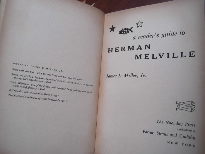A Reader’s Guide to Herman Melville, First Edition - Fonts In Use
