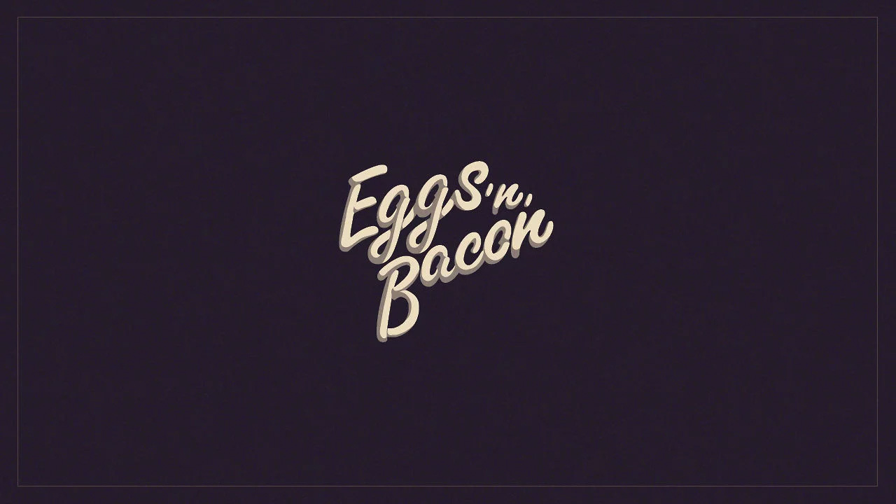 Eggs ’n’ Bacon logo - Fonts In Use