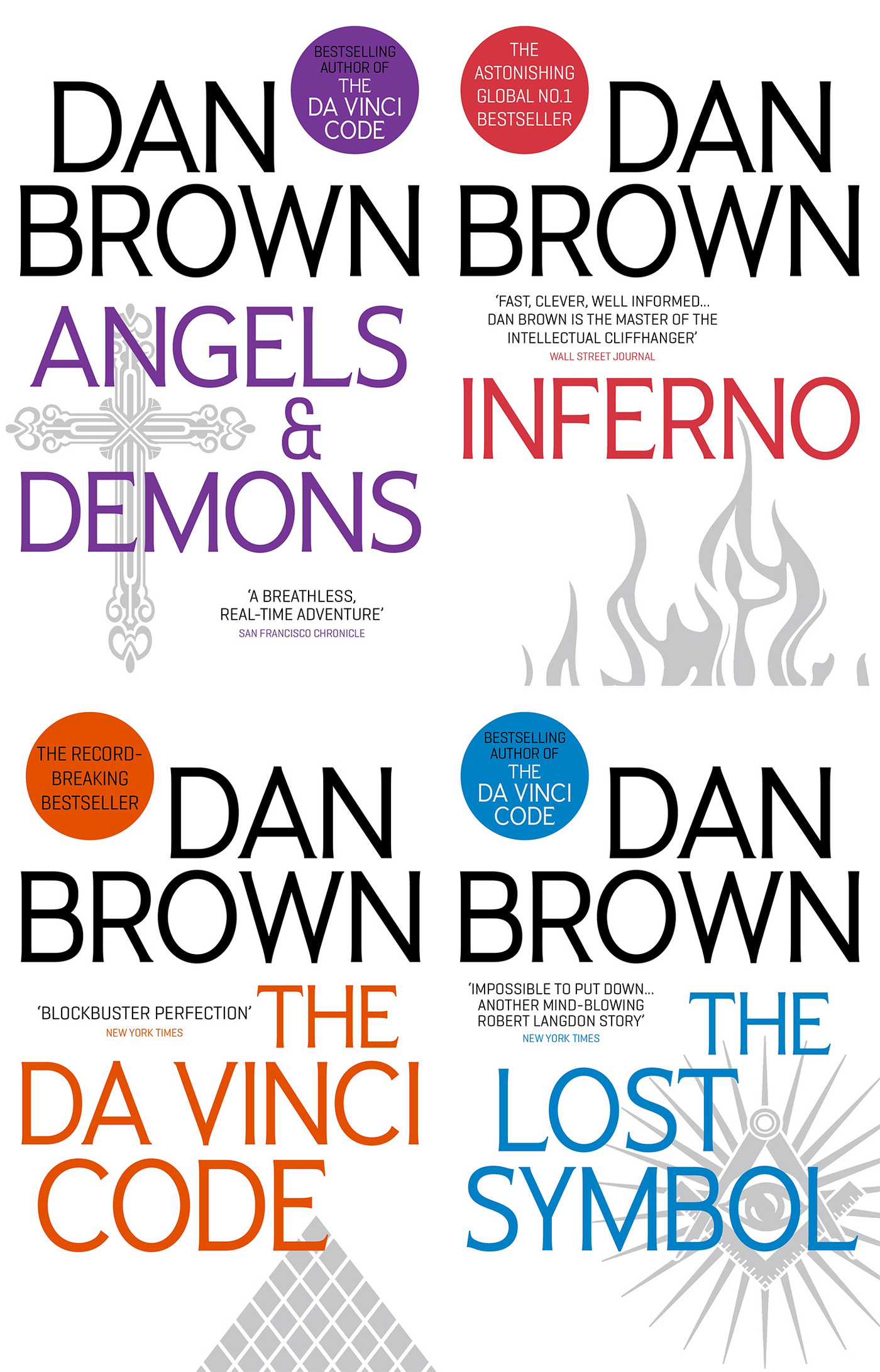 Dan Brown’s Robert Langdon series - Fonts In Use