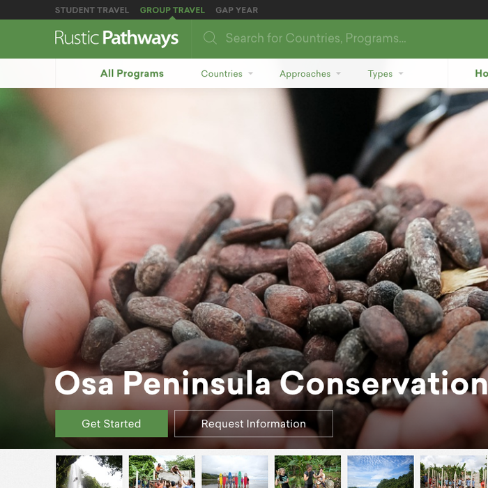 Rustic Pathways Groups - Fonts In Use