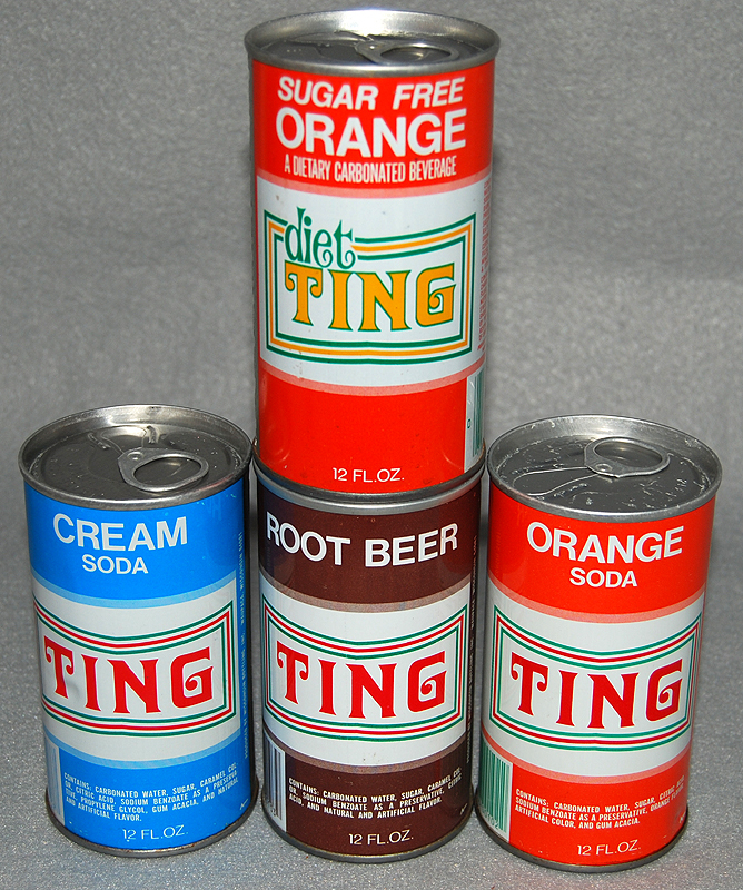 Ting soda cans - Fonts In Use