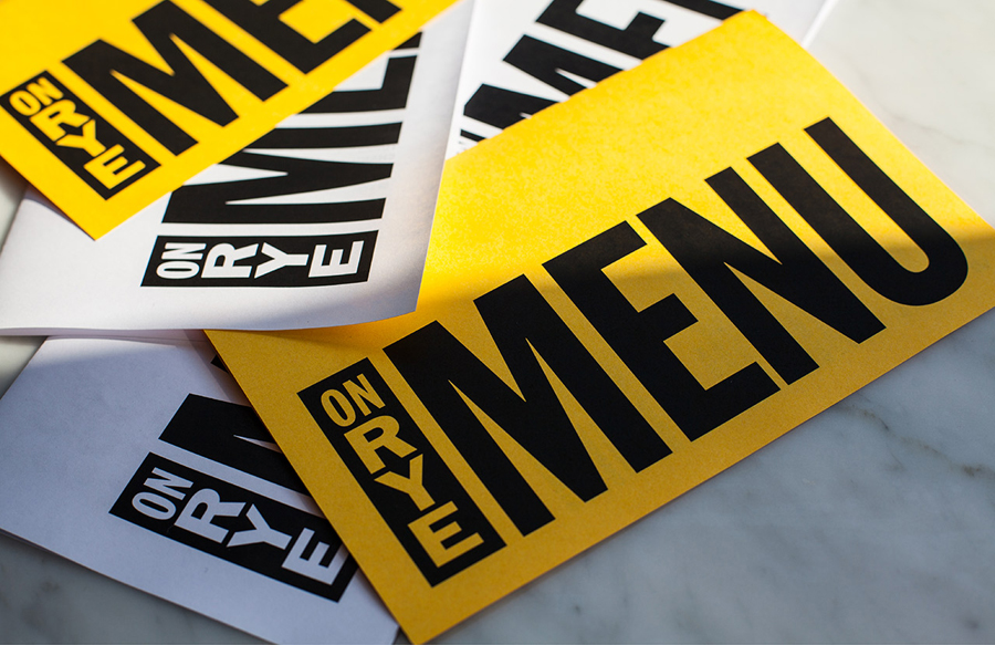 On Rye - Fonts In Use