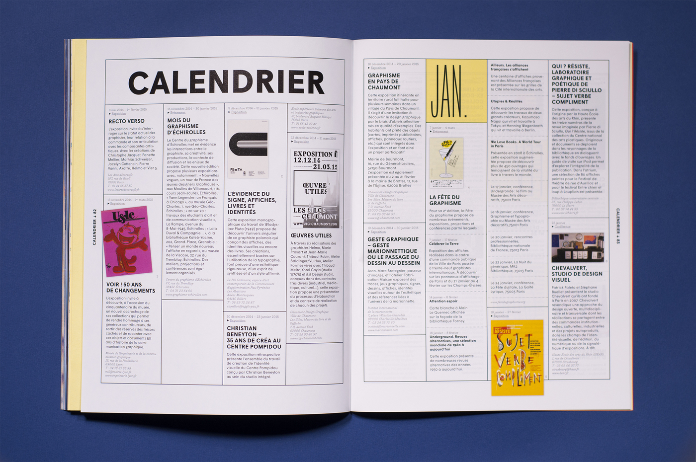 Graphisme en France 2015 - Fonts In Use