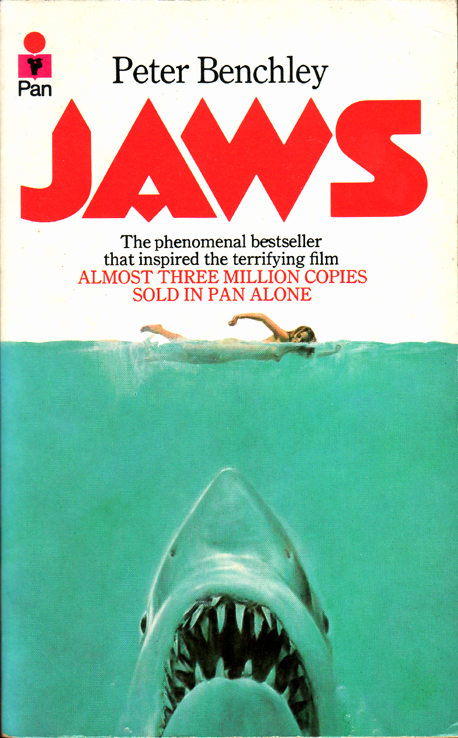 JAWS by Peter Benchley, Pan editions - Fonts In Use
