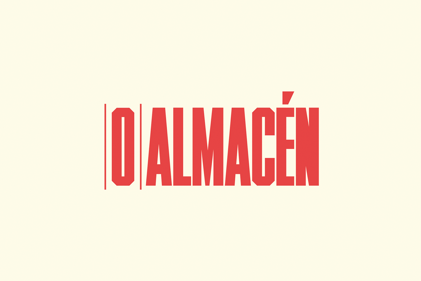 O’Almacén brand identity - Fonts In Use