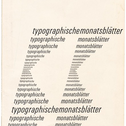 Swiss International Style - Fonts In Use