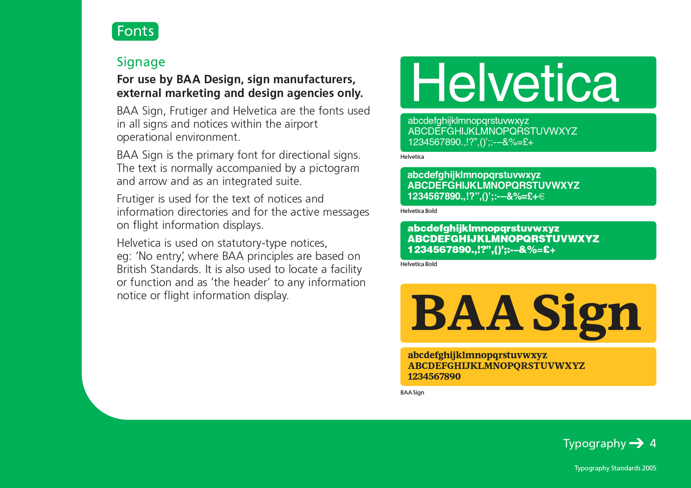 Heathrow Airport signs (2005–09) - Fonts In Use