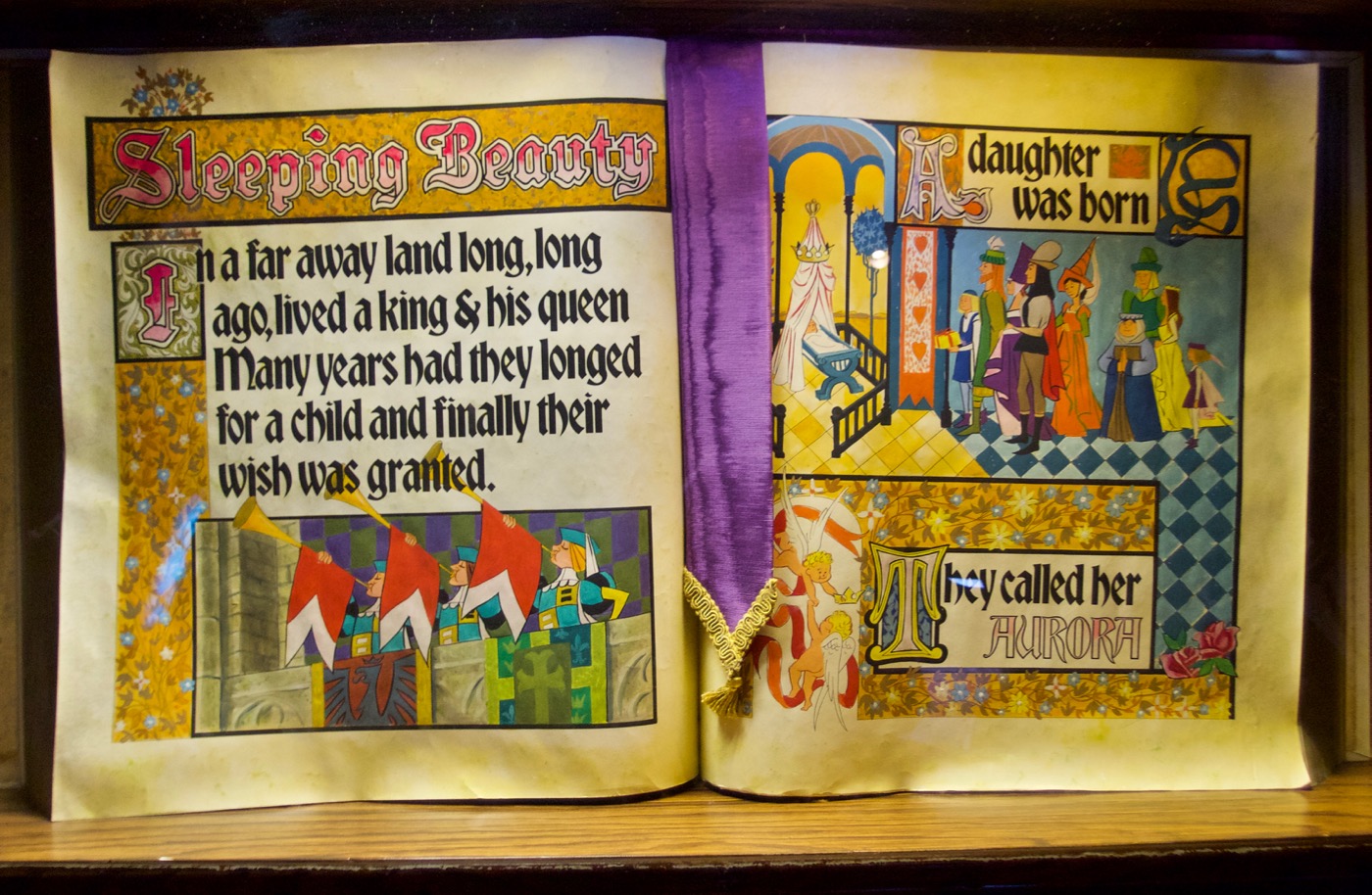 Sleeping Beauty Castle Storybook - Fonts In Use
