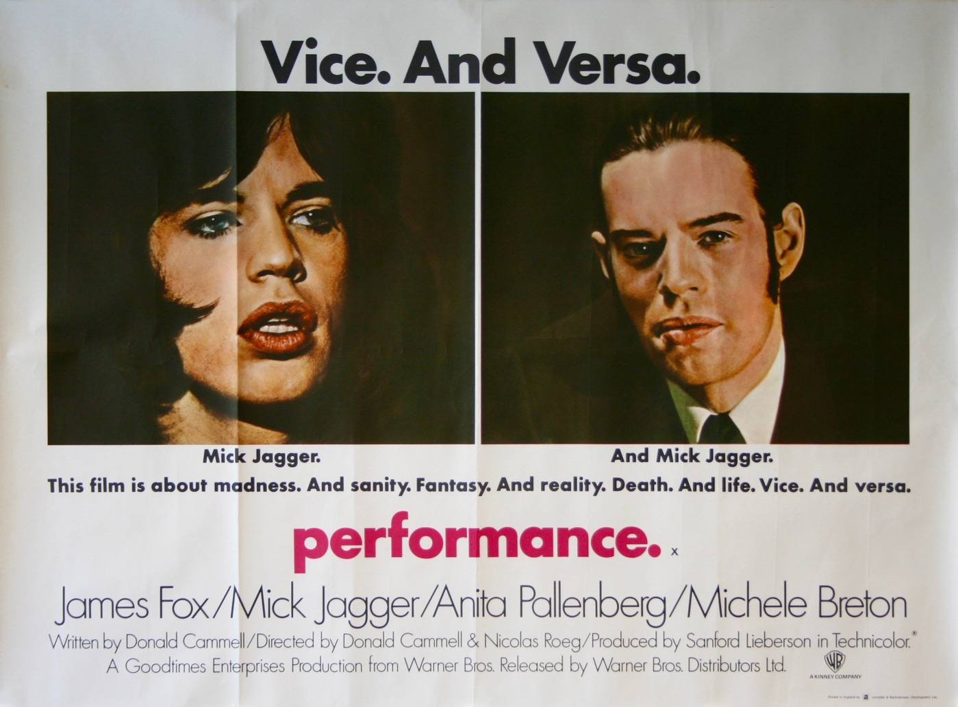 Performance movie posters - Fonts In Use
