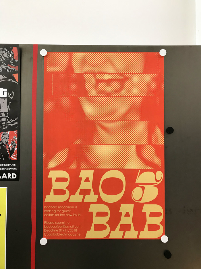 Baobab magazine poster - Fonts In Use