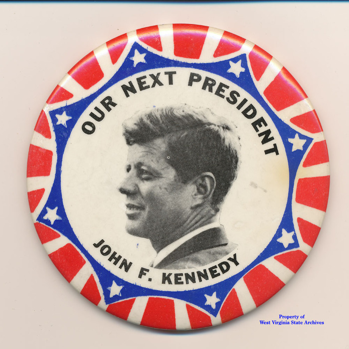 John F. Kennedy 1960 Presidential Campaign Buttons - Fonts In Use